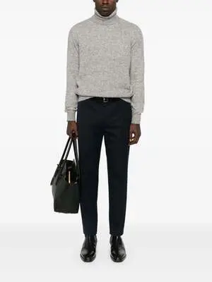 Brunello Cucinelli Alpaca High-collar Long-sleeve Sweater