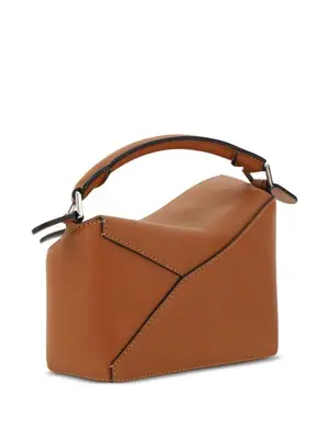 Loewe Mini Puzzle Bag In Classic Calfskin - Brown