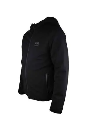 Dolce & Gabbana Hooded Vest With Metal Logo Plaque