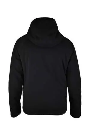 Dolce & Gabbana Hooded Vest With Metal Logo Plaque - Black