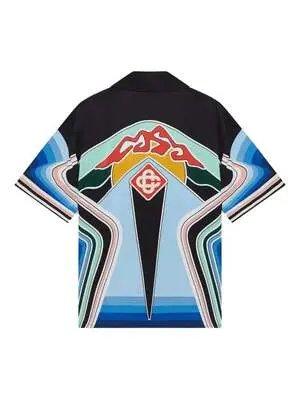 Casablanca Graphic Mountain Print Shirt - Multicolor