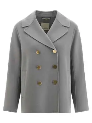Max Mara Smmmargot Double-breasted Blazer - Gray