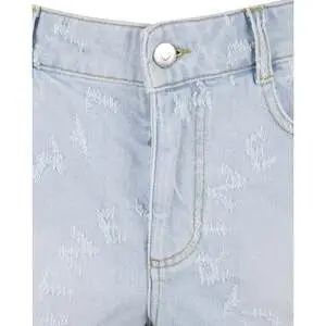 Stella McCartney Denim Shorts With Logo Detail