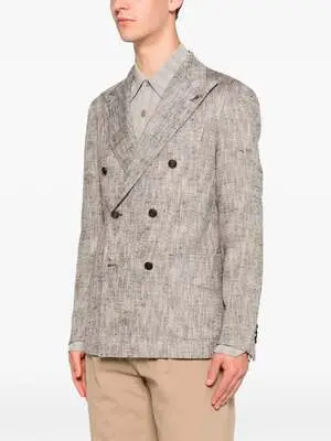 Tagliatore Vesuvio Double Breasted Jacket - Multicolor