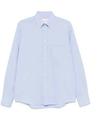 Valentino Garavani Vlogo Signature` Long Sleeve Oxford Shirt - Multicolor