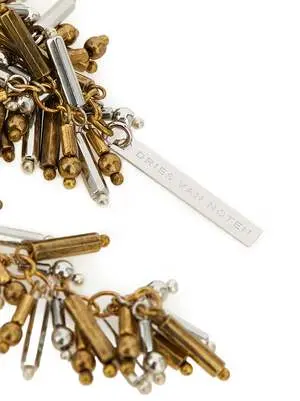 Dries Van Noten Embroidered Scarf Necklace