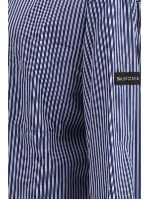 Balenciaga Embroidered Poplin Oversized Shirt