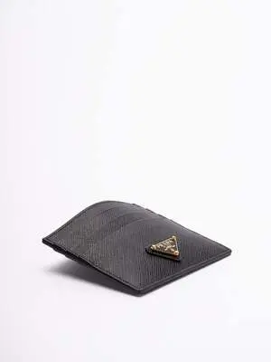 Prada Saffiano Leather Card Holder - Multicolor