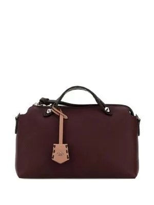Fendi FENDI By The Way Soft Selleria Medium Bag With Macro Stitching Red