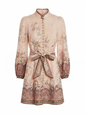 Zimmermann Alchemy Button Mini Dress