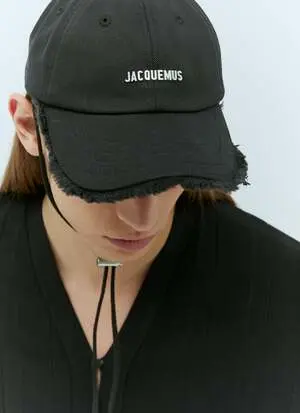 Jacquemus JACQUEMUS La Casquette Artichaut Baseball Cap Black