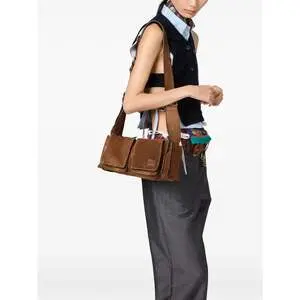 Miu Miu Suede Shoulder Bag