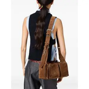 Miu Miu Suede Shoulder Bag