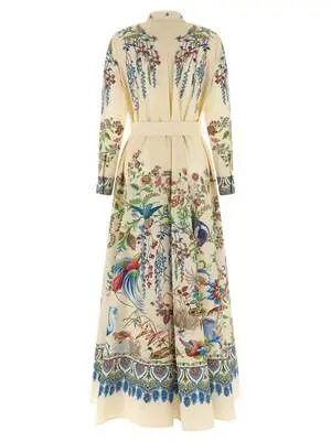 Etro Printed Cotton Poplin Chemisier Dress - Multicolor
