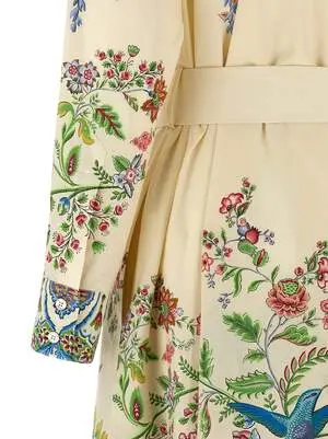 Etro Printed Cotton Poplin Chemisier Dress - Multicolor