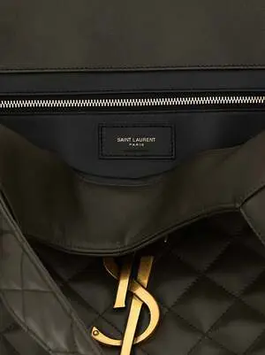 Saint Laurent Medium Icare Shopping Bag In Lamb Nappa Leather - Brown