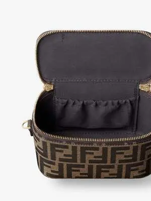 Fendi Ff Jacquard Vanity Crossbody Bag