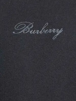 Burberry Crewneck Cotton Sweatshirt With Logo Print
