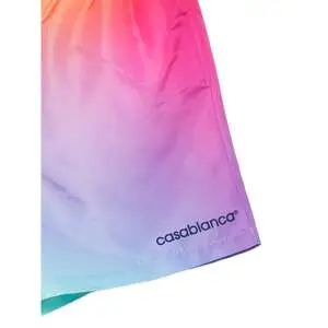Casablanca Jacquard Pattern Swim Shorts