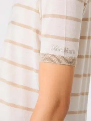 Max Mara Cashmere And Silk Striped Sweater - Multicolor