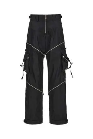 Off-White Cargo Trousers With Zip Detailing