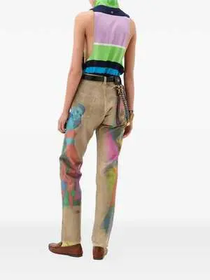 Versace Printed Jeans