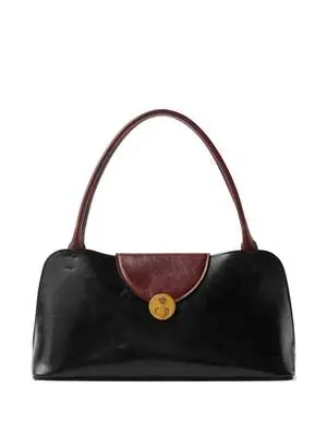 Versace Vivian Medium Leather Crossbody Bag - Black