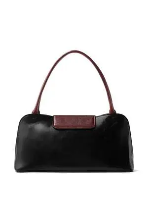 Versace Vivian Medium Leather Crossbody Bag - Black