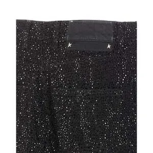 GOLDEN GOOSE Embellished Flare Jeans With Cut-out Detail