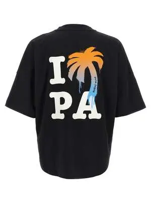 Palm Angels I Love Pa' T-shirt - Black