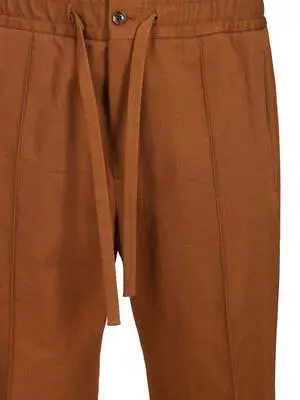 Valentino Garavani Classic Cotton Trousers With Pleats