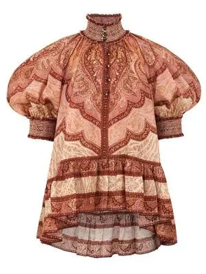 Zimmermann Wanderlust Ruffle Blouse - Multicolor