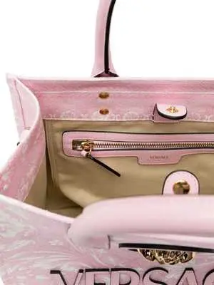 Versace Small Tote Bag With Medusa Print