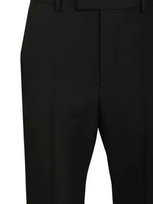 Valentino Garavani Formal Wool Trousers - Black