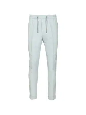 Paul Smith Slim Fit Linen Trousers With Drawstring And Pleats