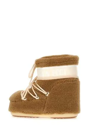 Moon Boot Lace-up Shearling Boots