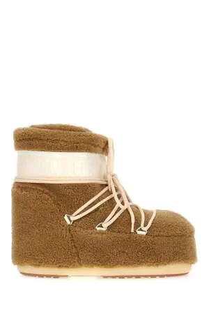 Moon Boot Lace-up Shearling Boots - Multicolor