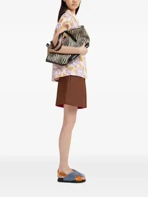 Marni Floral Cap Sleeve Shirt - Multicolor