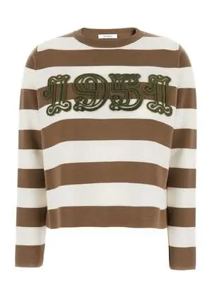 Max Mara Viterbo" Striped Wool Sweater - Multicolor