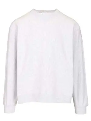 Celine Cotton Sweatshirt With Embroidered Logo - Gray