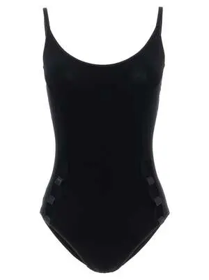 ERES One-piece Swimsuit With Cut-out Details - Black