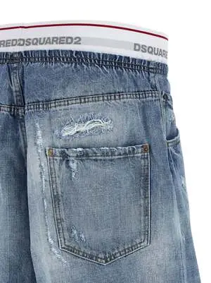 Dsquared2 Surfer" Bermuda Shorts With Distressed Details