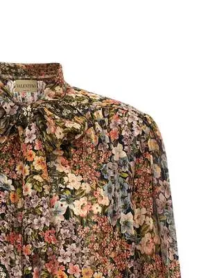 Valentino Garavani Après L'hiver" Floral Print Silk Shirt