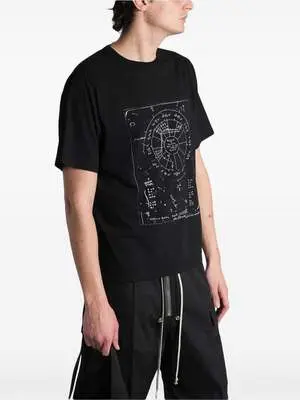 Rick Owens Brad T-shirt In Cotton Jersey - Black