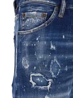 Dsquared2 Cool Guy Jeans With All-over Painted Details - Multicolor