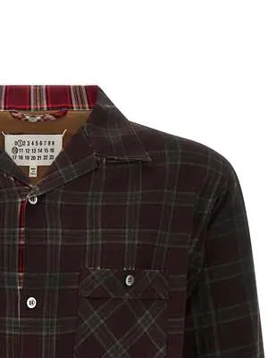 MAISON MARGIELA Check Shirt With Gradient Effect