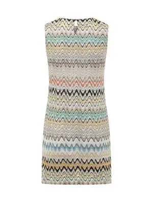 Missoni Zigzag Knit Sleeveless Dress - Multicolor