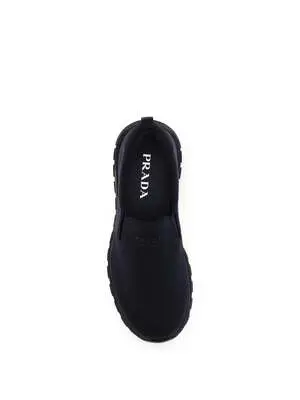 Prada Jersey Slip-on Sneakers - Blue