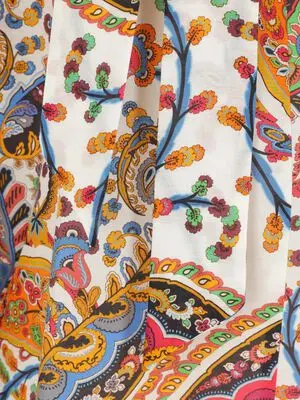 Etro Paisley-print Silk Blend Blouse - Multicolor
