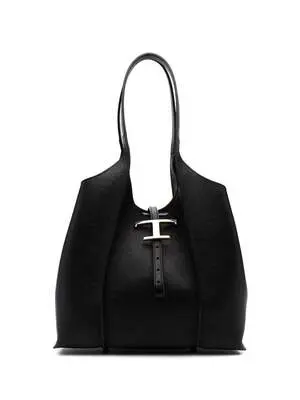 TOD'S Timeless Small Shopping Bag - Black